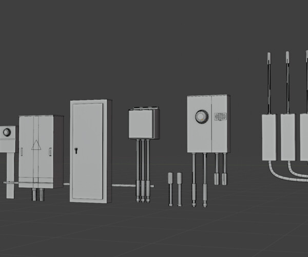 ArtStation - electrical box | Resources