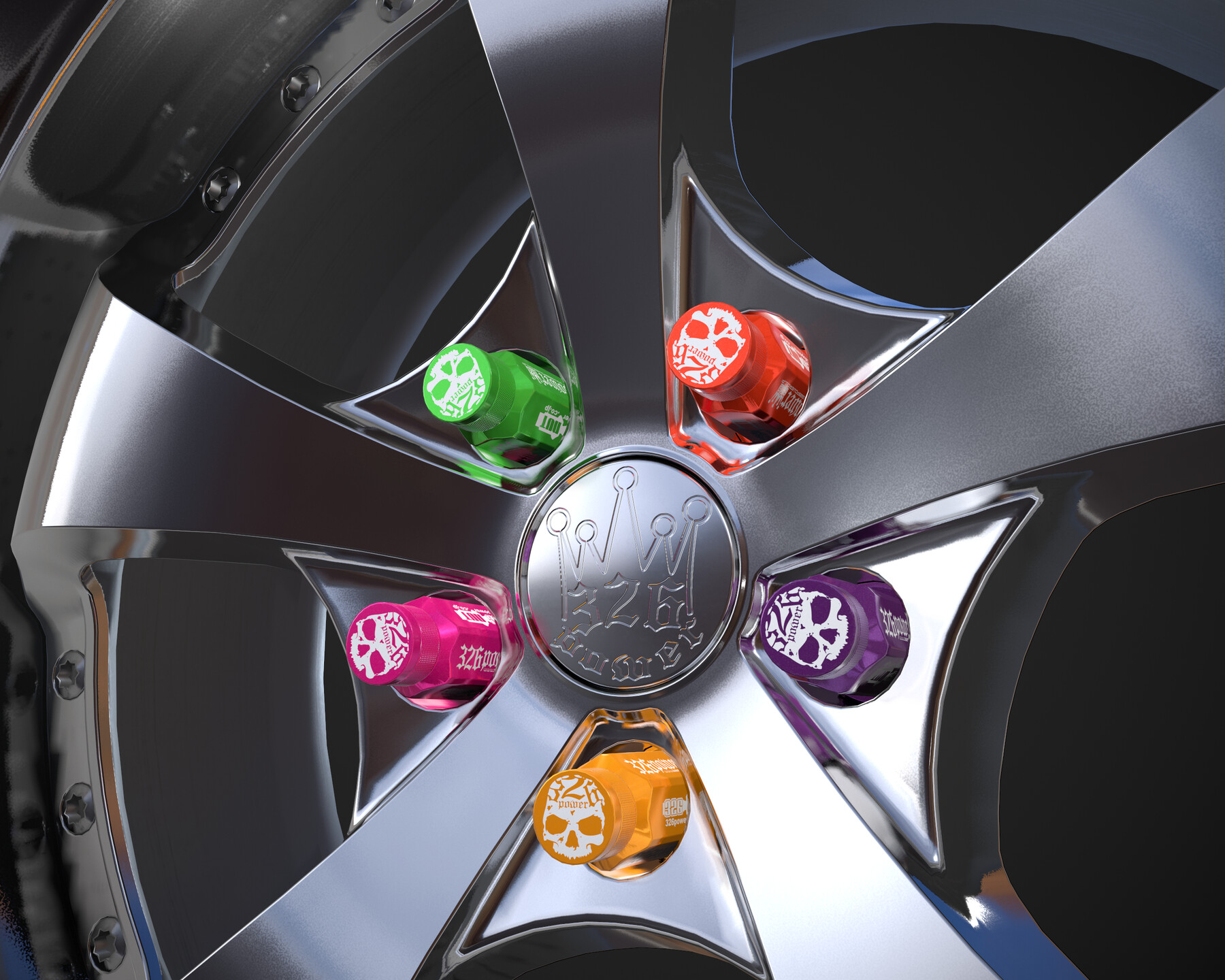 ArtStation - 326 Power Yabaking KF Racing Spoke | Game Assets