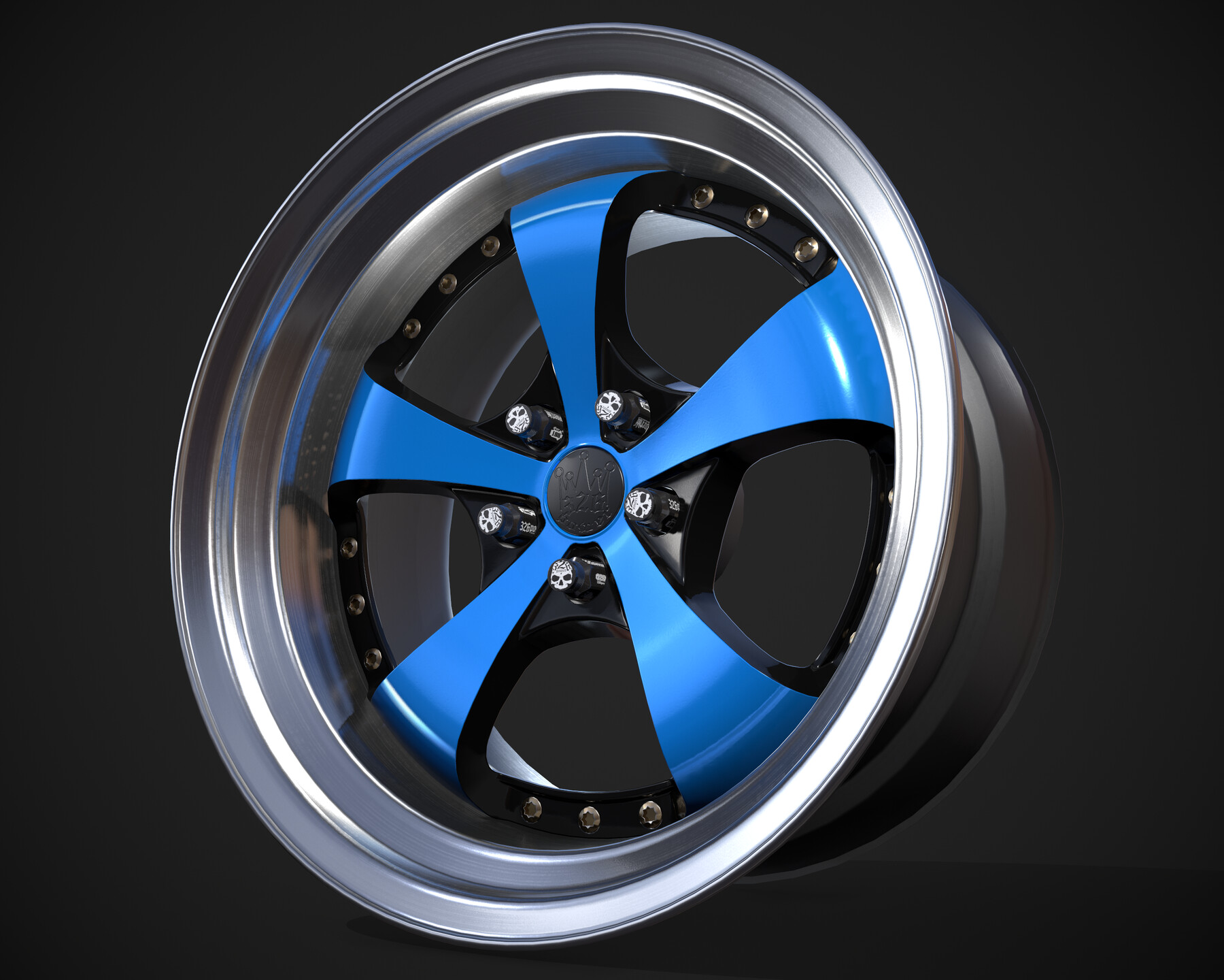 ArtStation - 326 Power Yabaking KF Racing Spoke | Game Assets