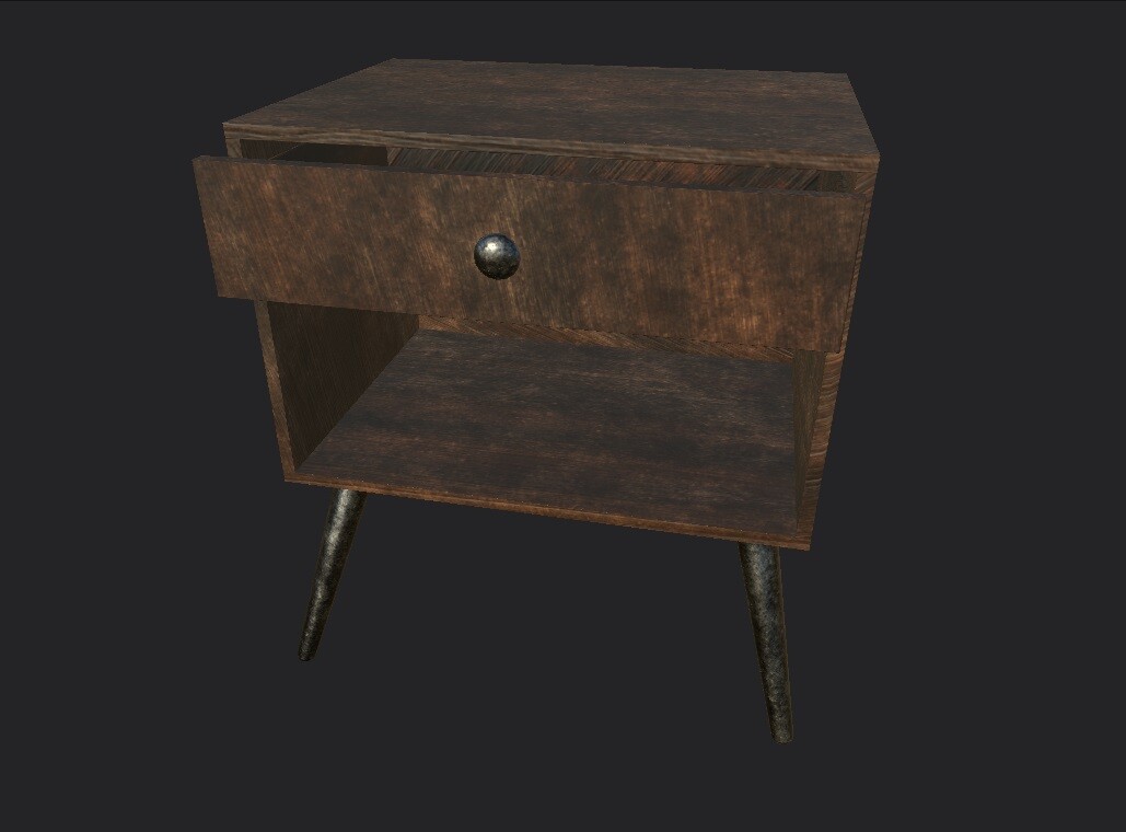 ArtStation - End Table | Game Assets