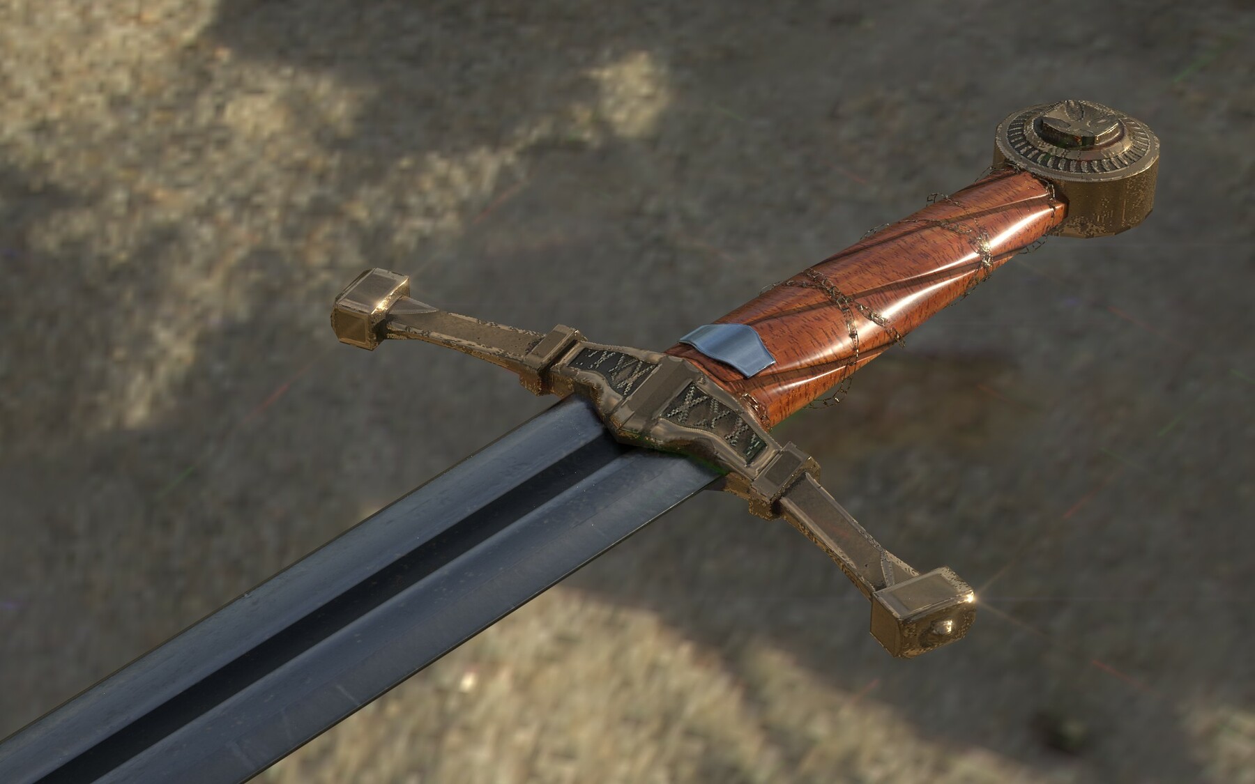 ArtStation - Sword and Shield Low Poly Game Ready | Game Assets