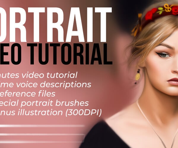ArtStation - Portrait Painting in Photoshop Video Tutorial | Tutorials