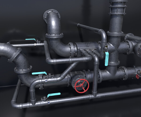 ArtStation - Pipe Kit | Game Assets