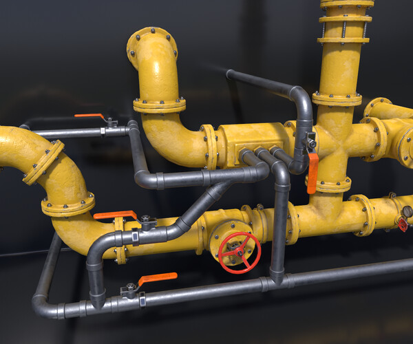 ArtStation - Pipe Kit | Game Assets