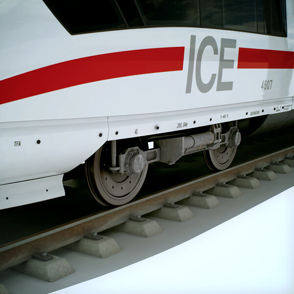 ArtStation - High Speed Train ICE 3 Siemens Velaro | Game Assets