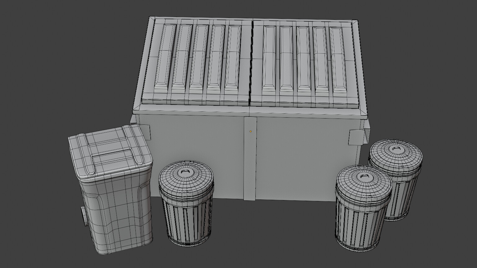ArtStation - trash can & dumpster | Resources ArtStation - trash can & dumpster | Resources