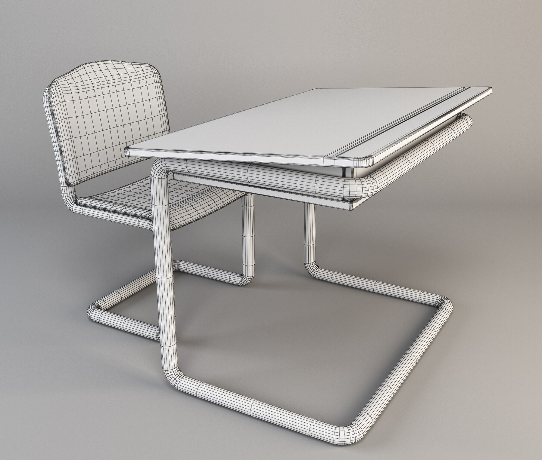 ArtStation - wooden school desk | Resources