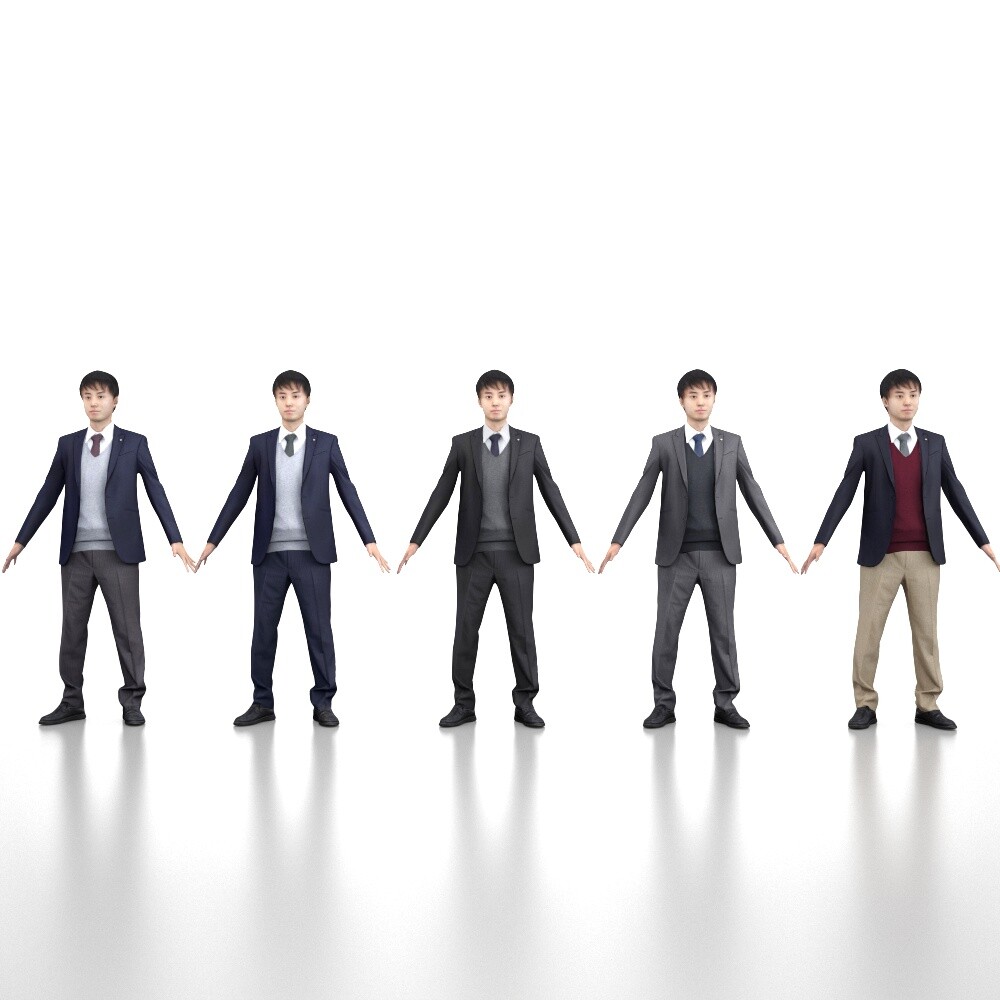 ArtStation - Animated 3D-people 104_Sota | Resources