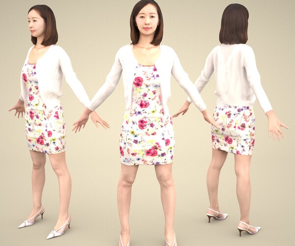 ArtStation - Animated 3D-people 094_Aya | Resources