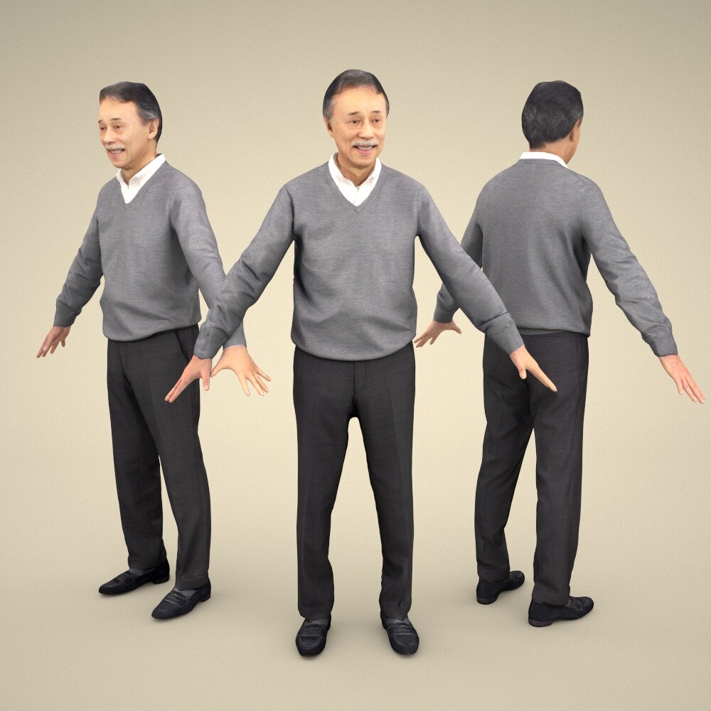 ArtStation - Animated 3D-people 048_Ken | Resources