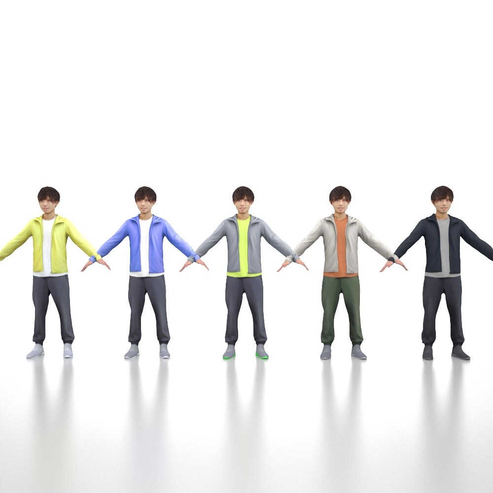 ArtStation - Animated 3D-people 040_Toru | Resources