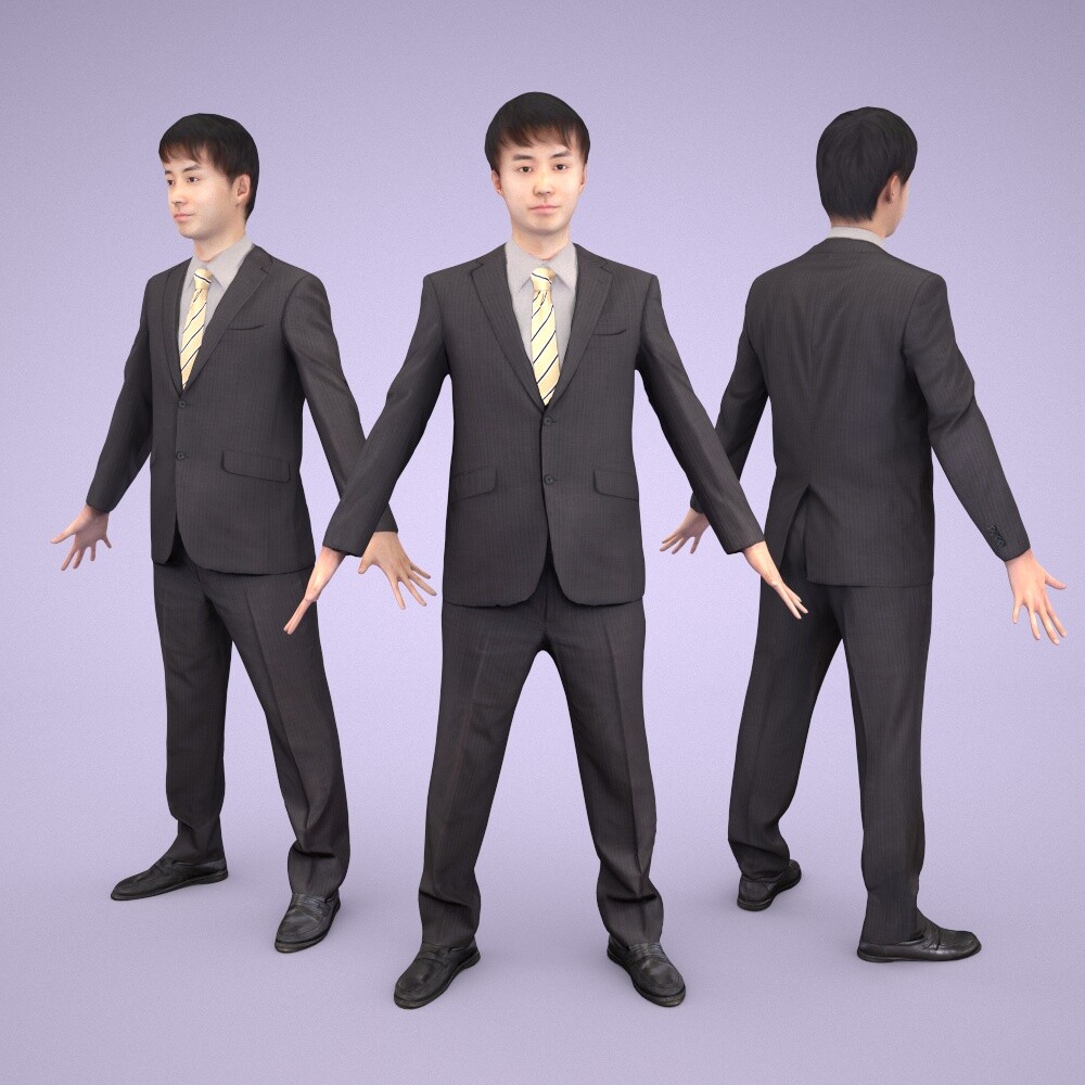 ArtStation - Animated 3D-people 102_Sota | Resources