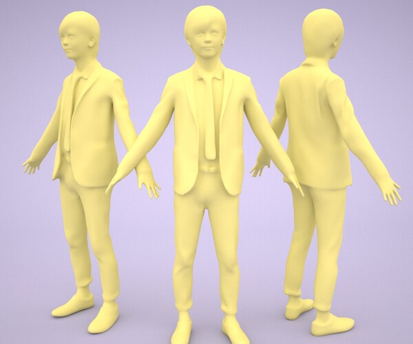 ArtStation - Animated 3D-people 084_Ren | Resources