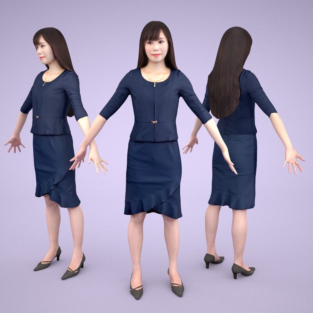 ddd 3D - Animated 3D-people 076_Yui