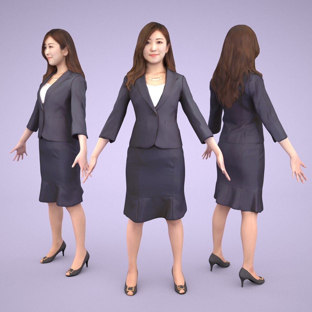 ArtStation - Animated 3D-people 056_Mao | Resources