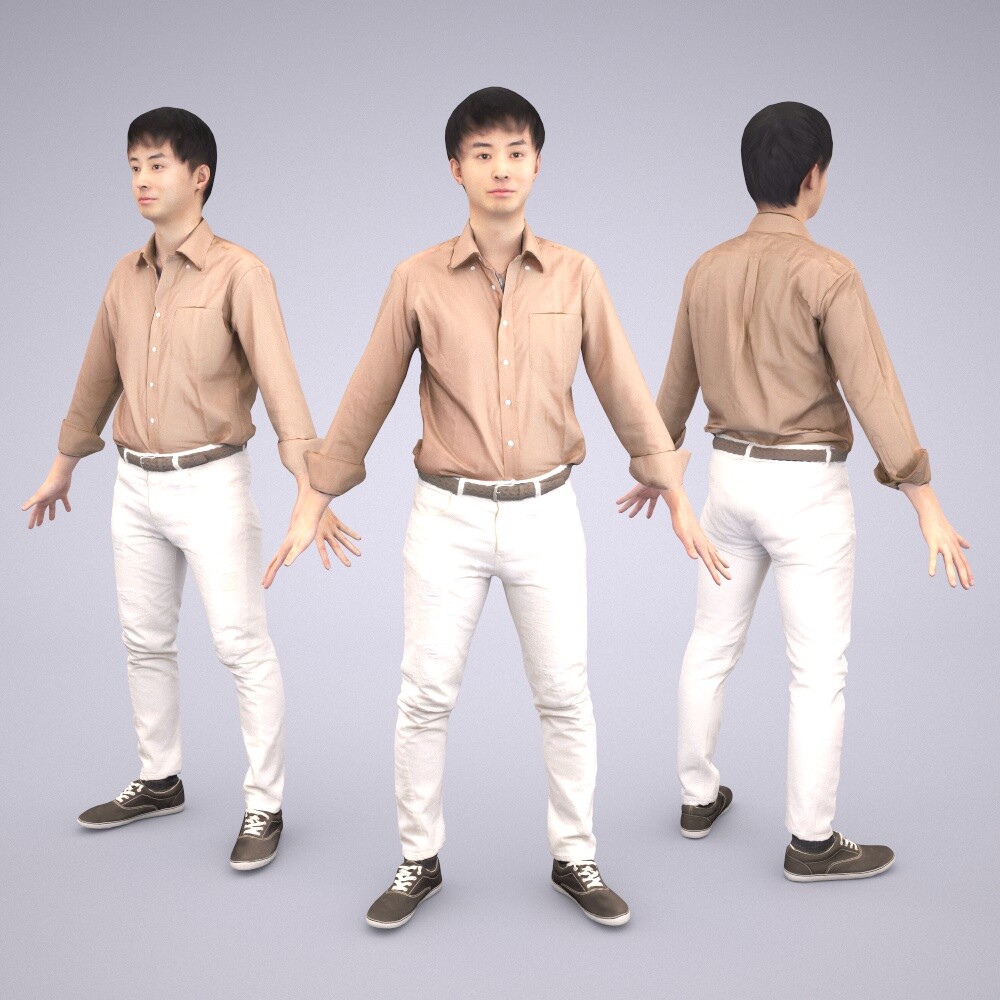 ArtStation - Animated 3D-people 110_Sota | Resources