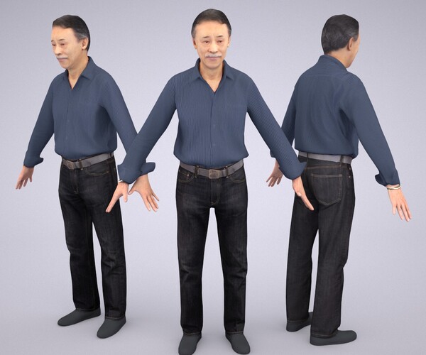 ArtStation - Animated 3D-people 042_Ken | Resources