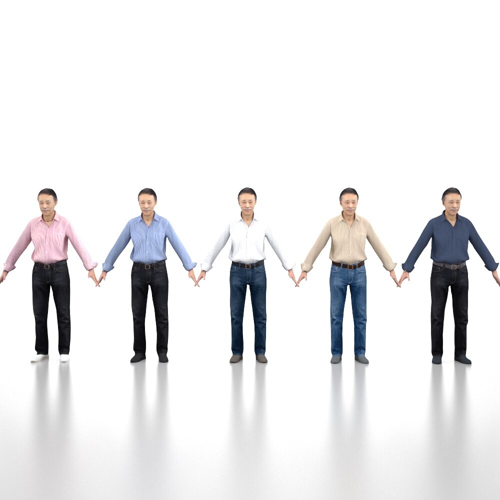 ArtStation - Animated 3D-people 042_Ken | Resources