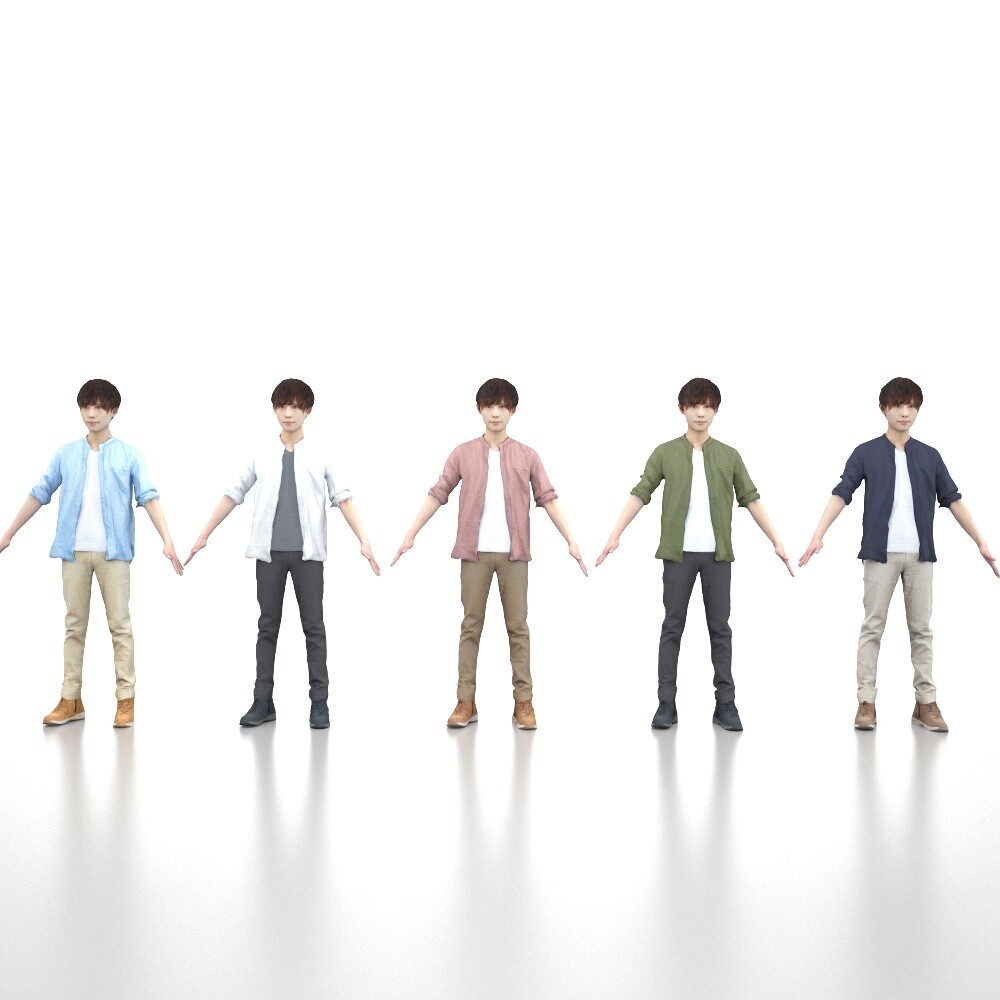 ArtStation - Animated 3D-people 034_Toru | Resources