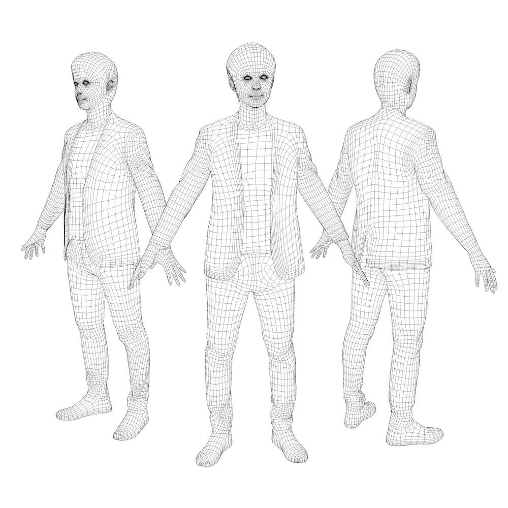 ArtStation - Animated 3D-people 108_Sota | Resources