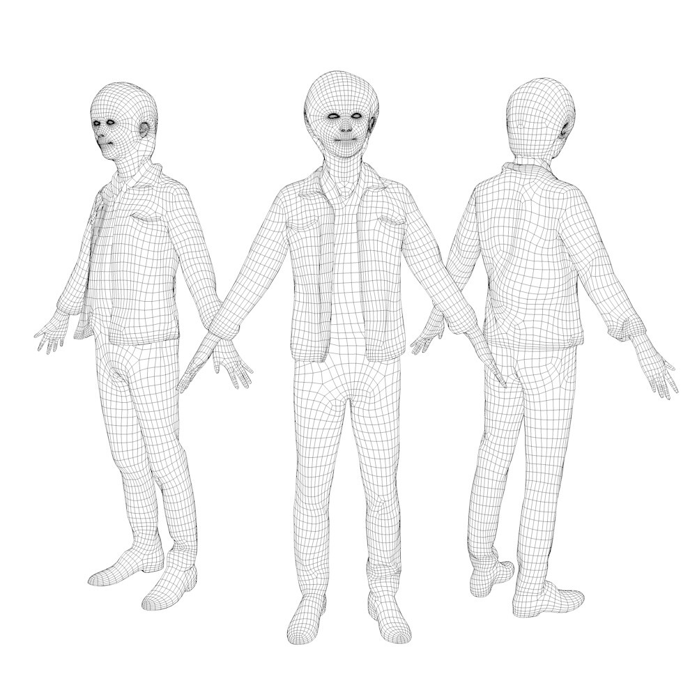 ArtStation - Animated 3D-people 088_Ren | Resources