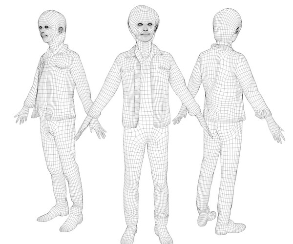 ArtStation - Animated 3D-people 088_Ren | Resources
