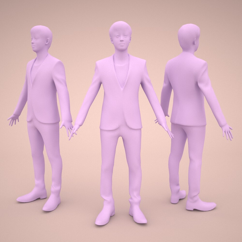 ArtStation - Animated 3D-people 106_Sota | Resources