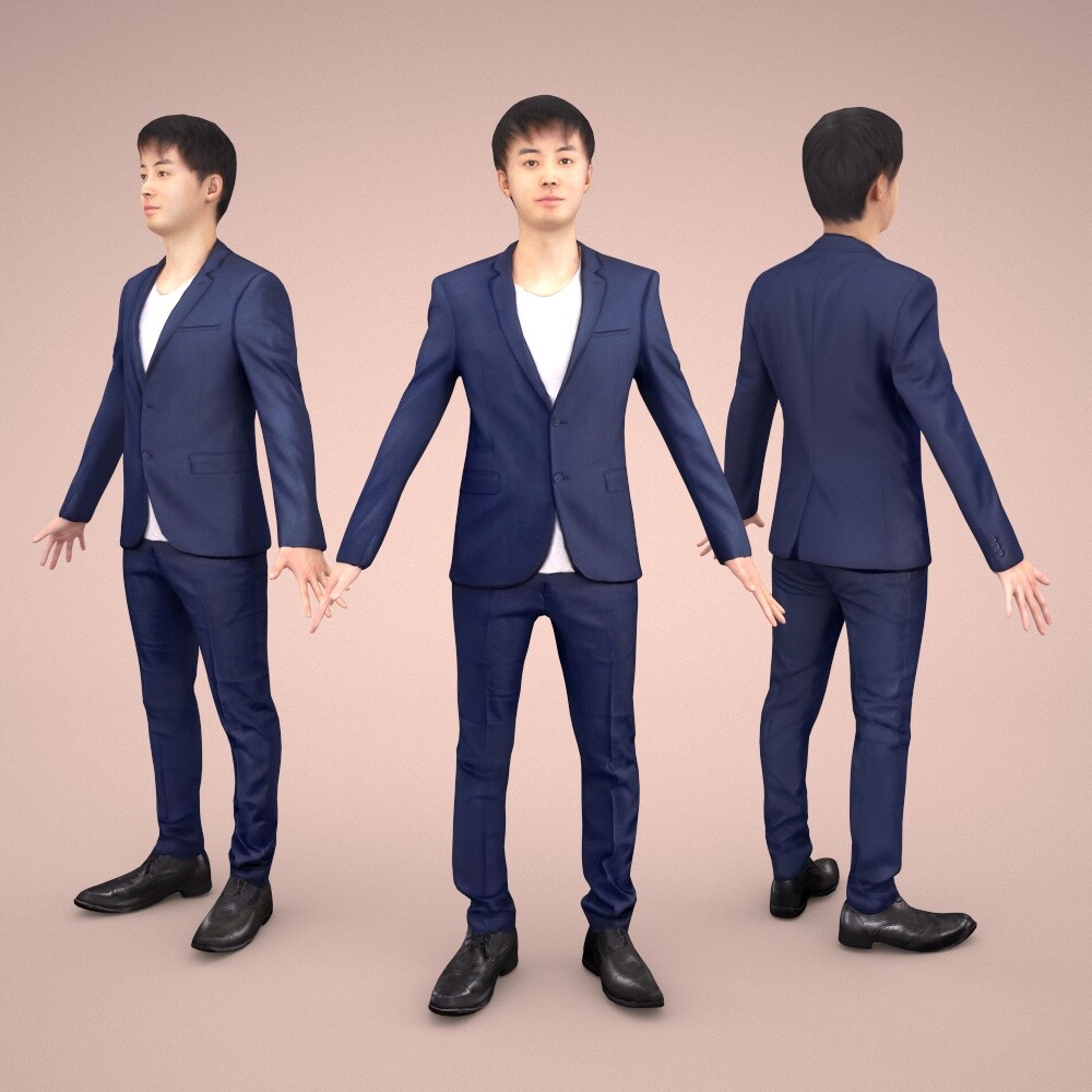 ArtStation - Animated 3D-people 106_Sota | Resources