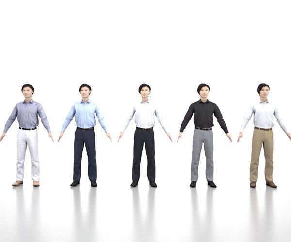 ArtStation - Animated 3D-people 066_Syun | Resources