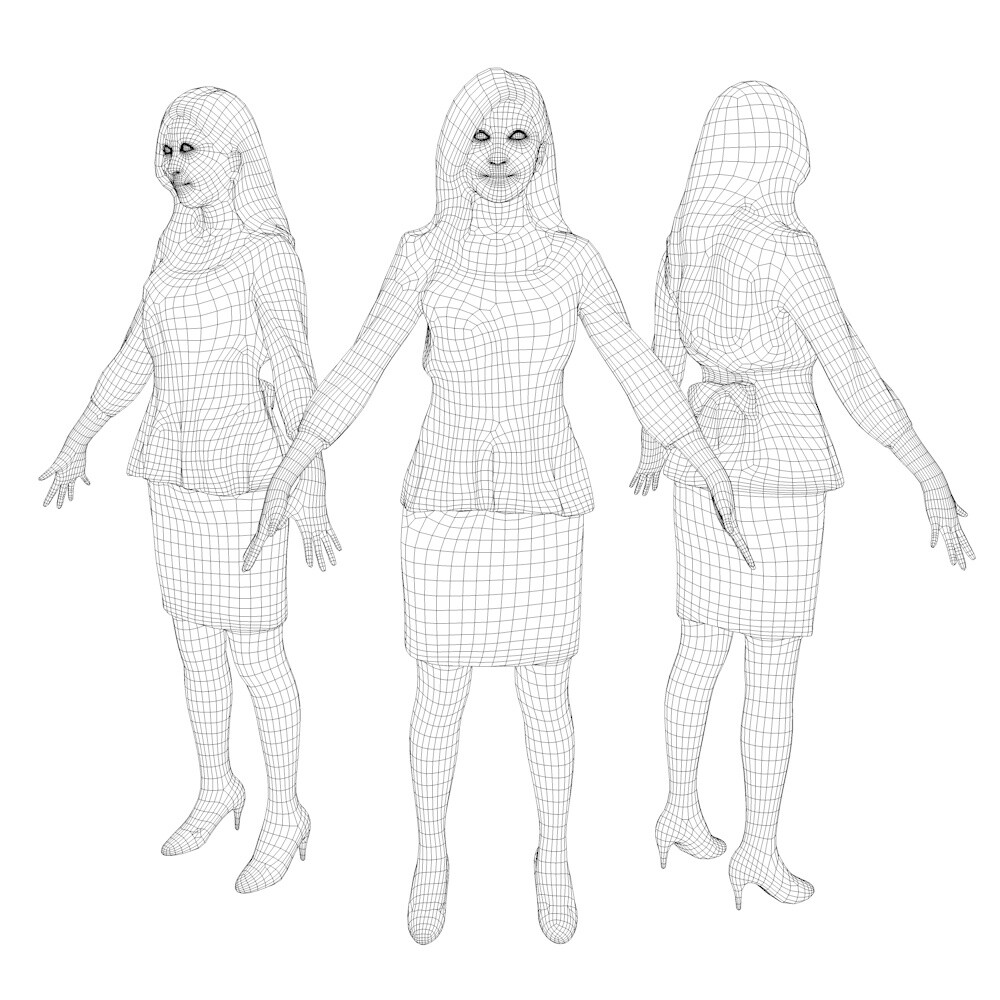 ArtStation - Animated 3D-people 060_Mao | Resources