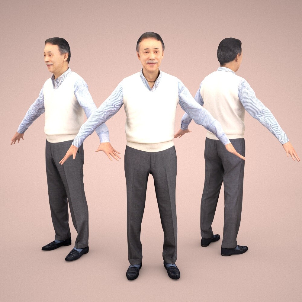 ArtStation - Animated 3D-people 050_Ken | Resources