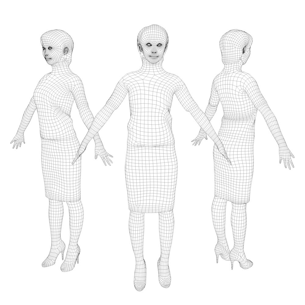 ArtStation - Animated 3D-people 026_Haru | Resources