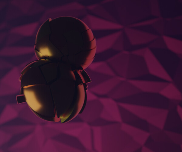 ArtStation - spheres colliding | Artworks