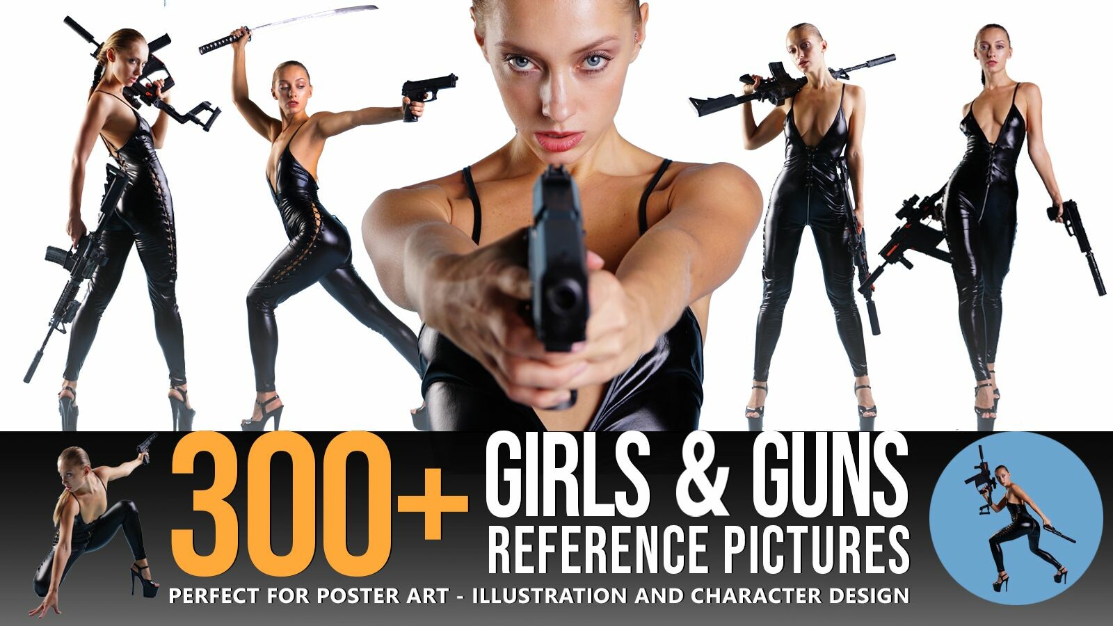 ArtStation - 300+ Girls & Guns Reference Pictures | Resources