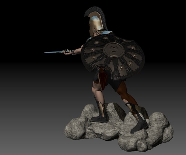 ArtStation - Achilles Warrior Printable Model | Game Assets