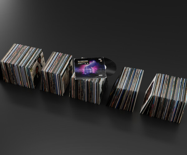 ArtStation - Vinyl LP Collection | Resources