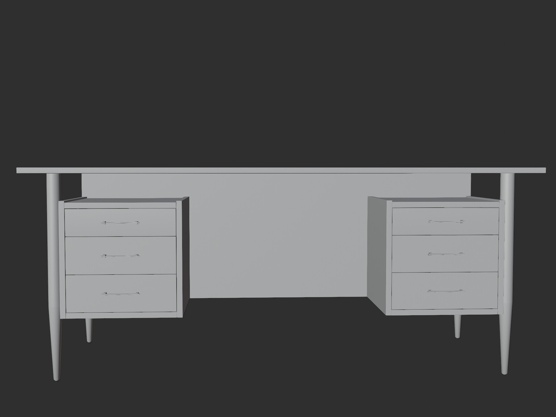 ArtStation - Vintage Office Desk No1 | Resources
