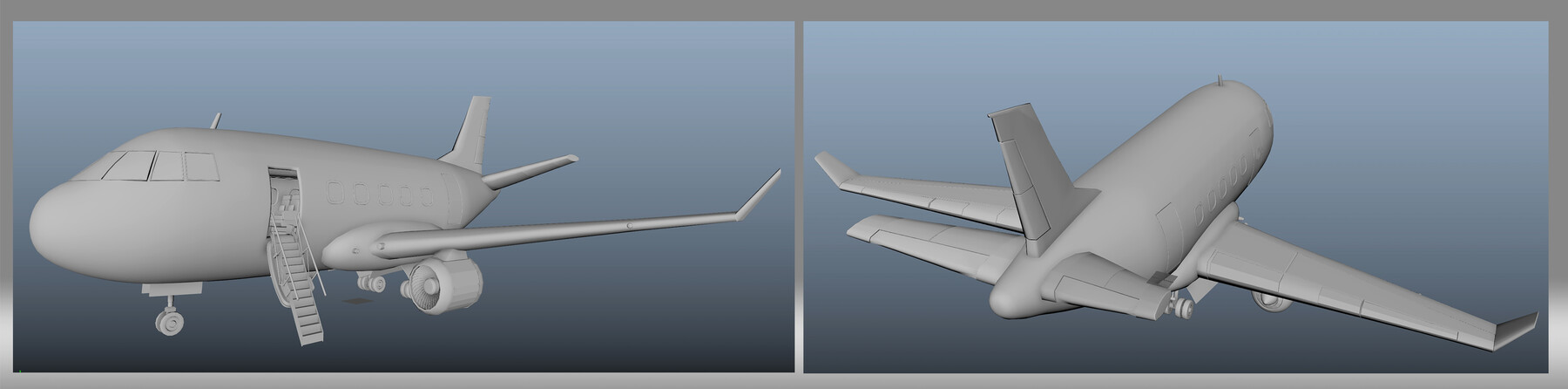 ArtStation - aircraft Airliner | Resources