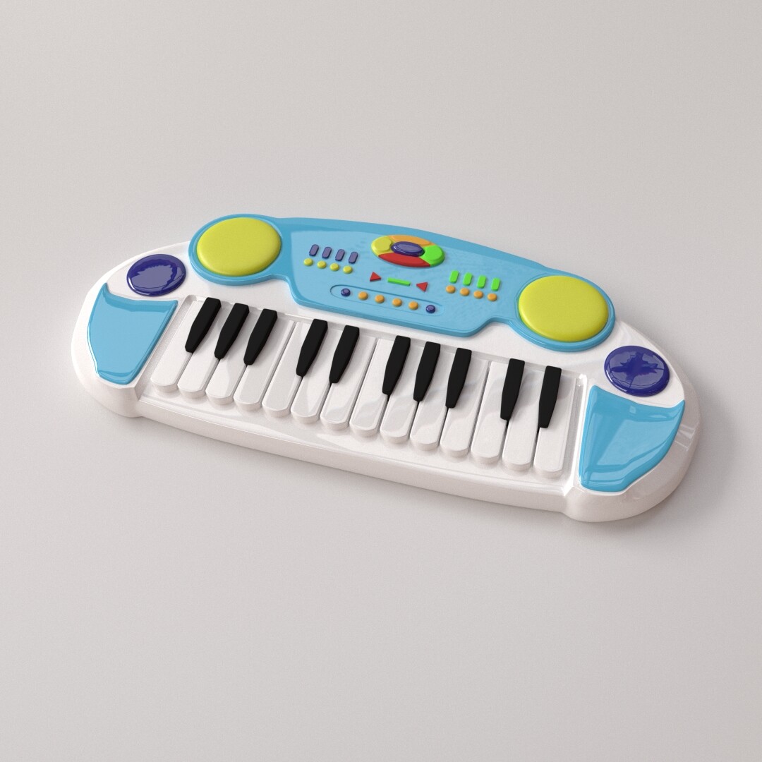 ArtStation - Electronic Keyboard Toy | Game Assets
