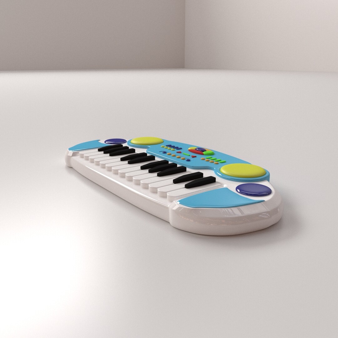 ArtStation - Electronic Keyboard Toy | Game Assets