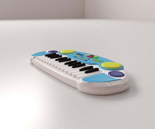 ArtStation - Electronic Keyboard Toy | Game Assets