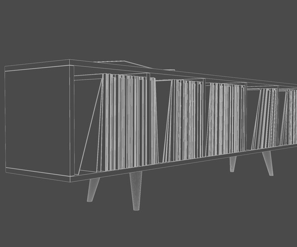 ArtStation - Vinyl Storage No3 | Resources