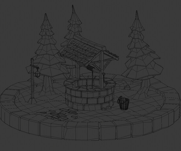 ArtStation - The Well | Game Assets