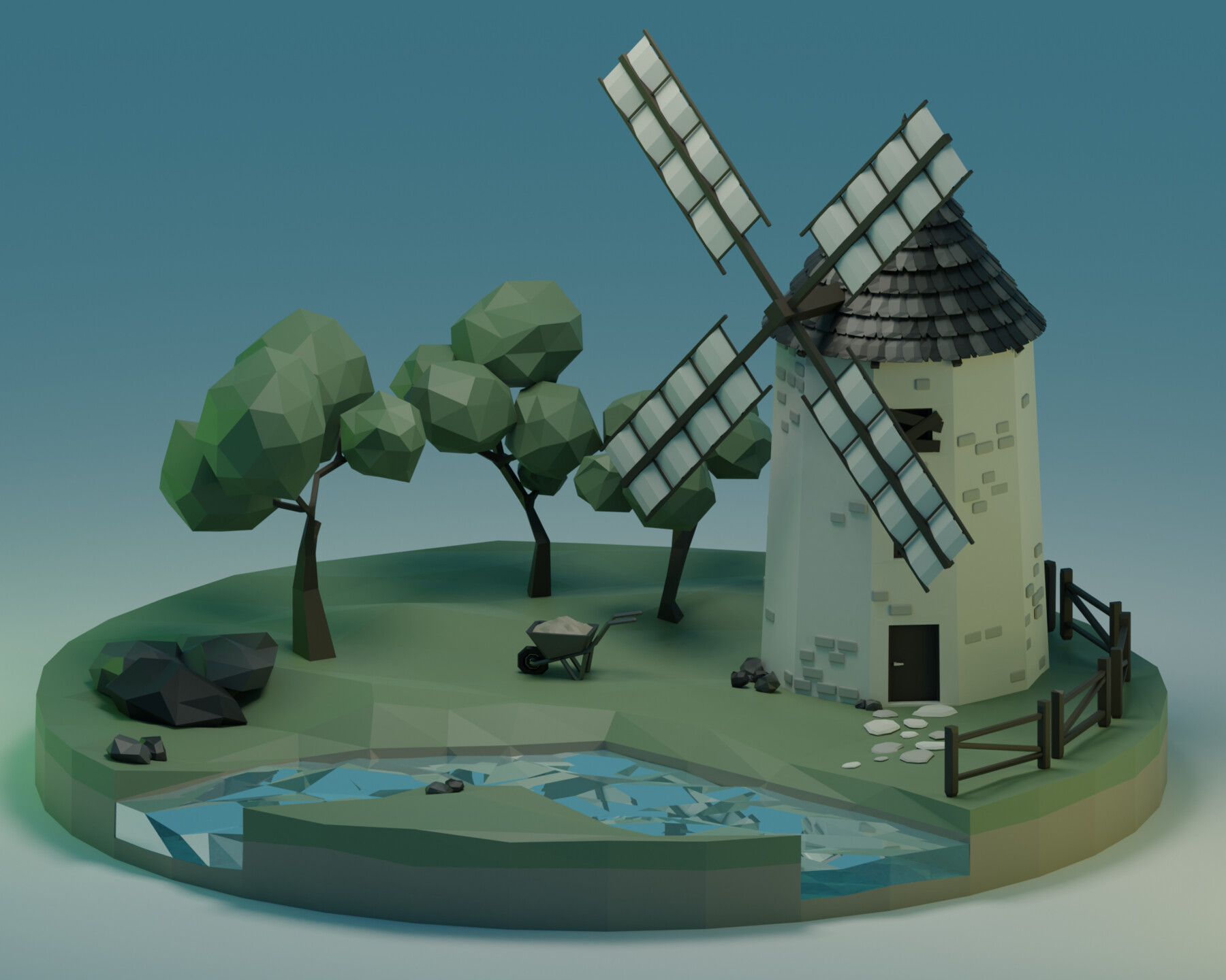 ArtStation - Windmill | Game Assets