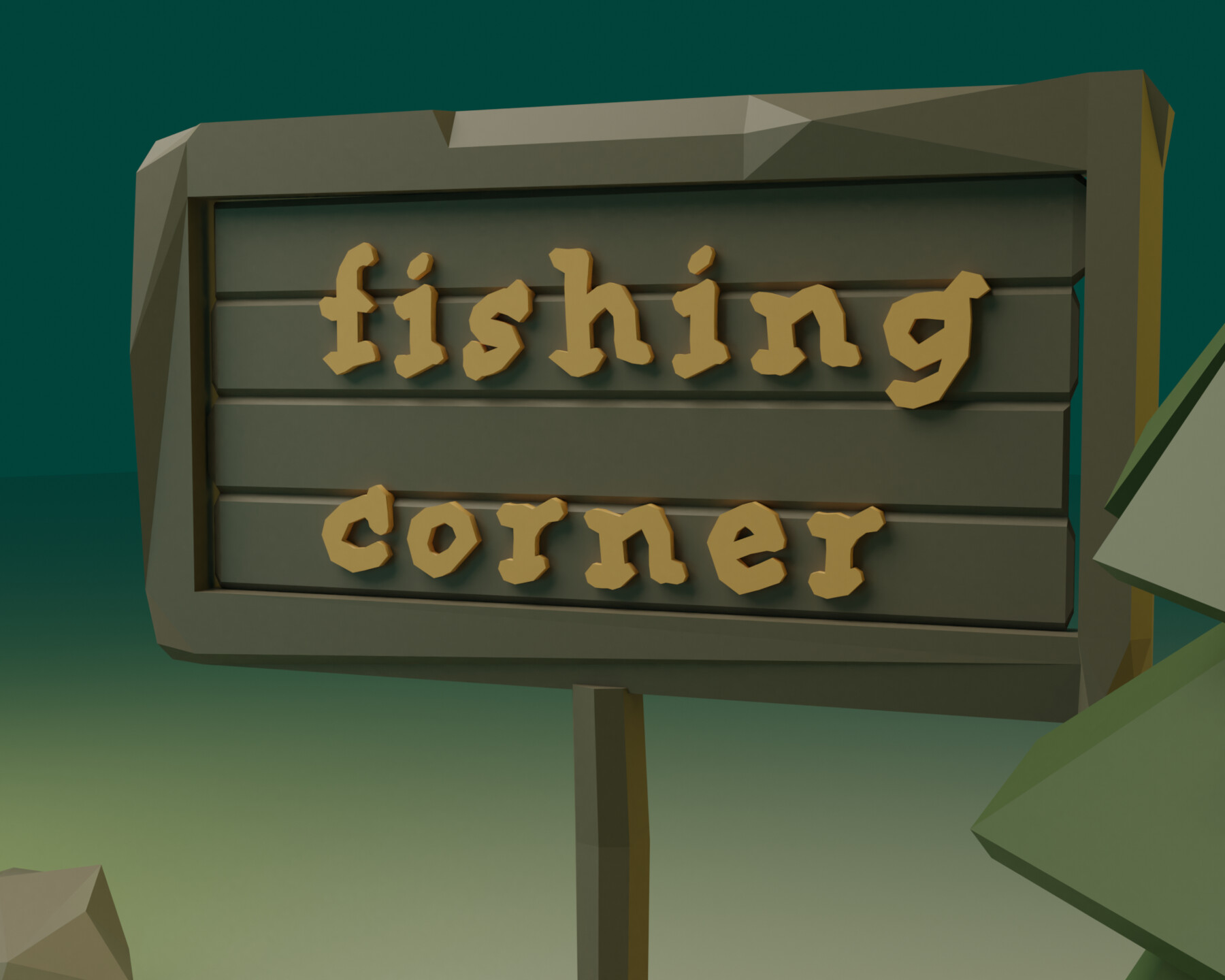 ArtStation - Fishing corner | Game Assets