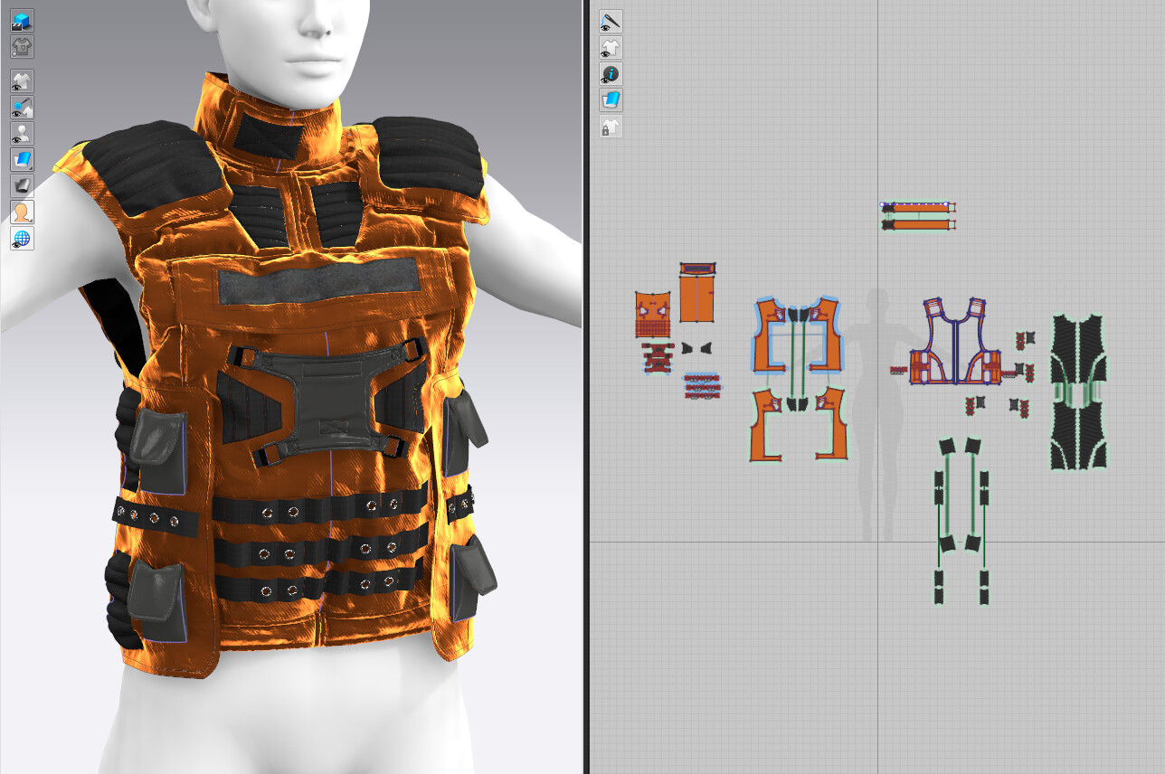 ArtStation - Bulletproof Body Armor (Bulletproof Vest) | Resources