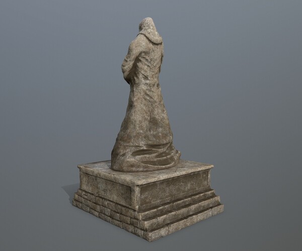 ArtStation - old statue 2 | Game Assets