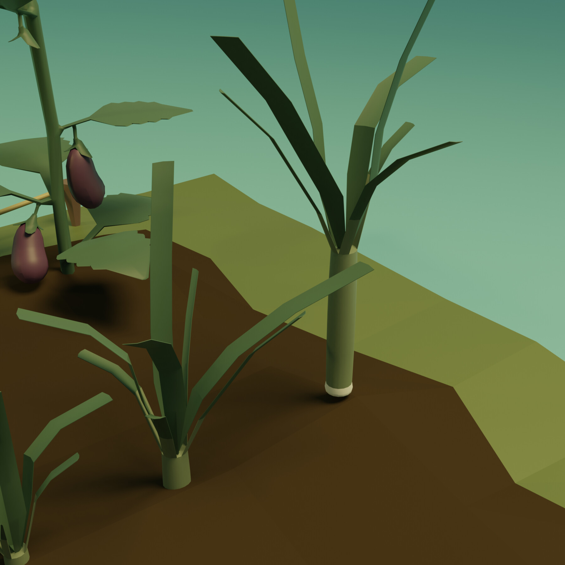 ArtStation - Vegetable garden | Game Assets