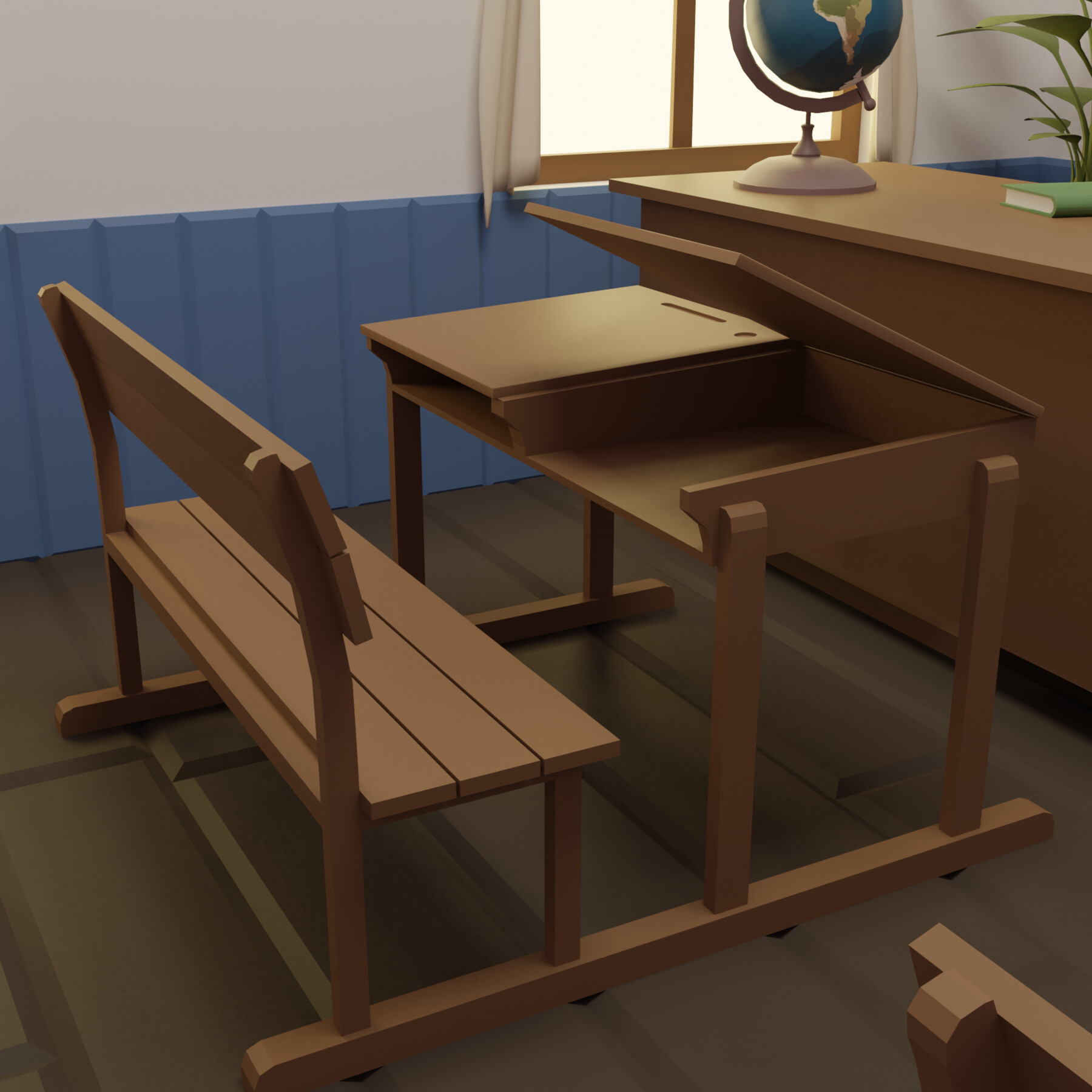 ArtStation - Classroom | Game Assets