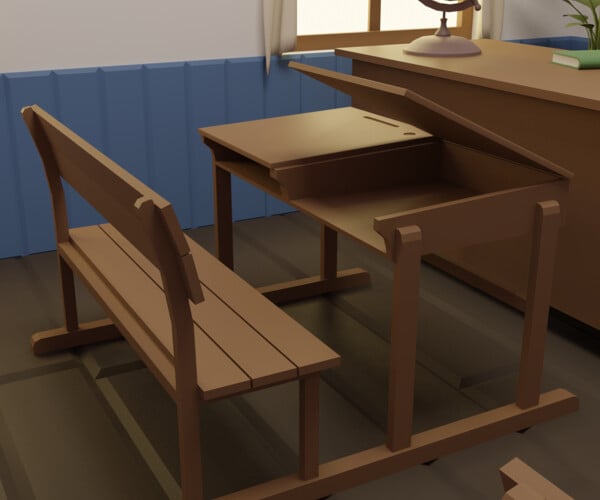 ArtStation - Classroom | Game Assets